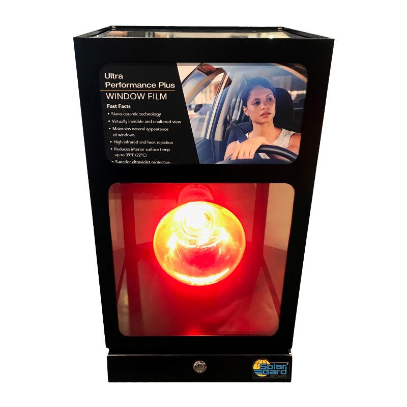 Solar Gard Heat Lamp Display With Glass – Filmhandler Tools