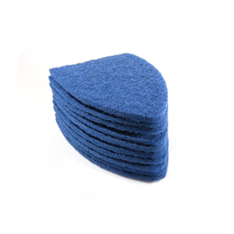 ST0457B TRI EDGE SCRUB-IT BLUE PADS, 10-PACK (MORE AGGRESSIVE PAD ...